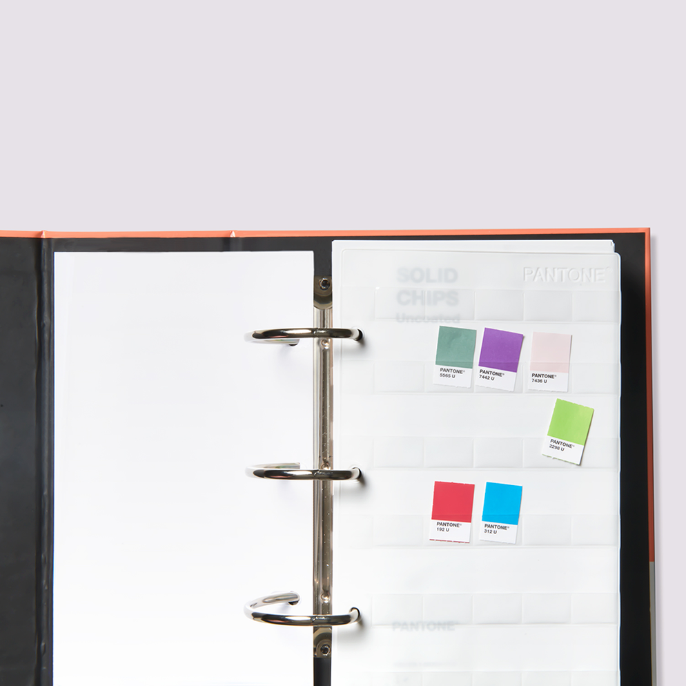 PANTONE Solid Spot Color Chips Gecoat Ongecoat — Kleurgidsen.nl